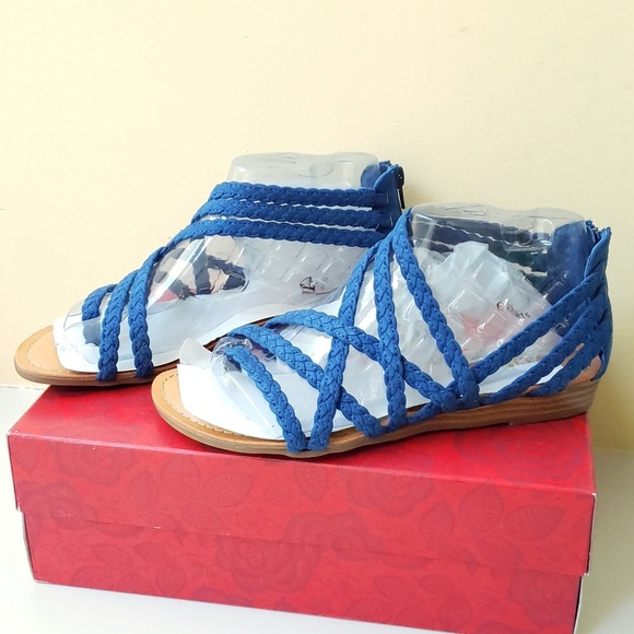 Carlos Santana | Shoes | New Carlos Amara 2 Sapphire Blue Gladiator ...